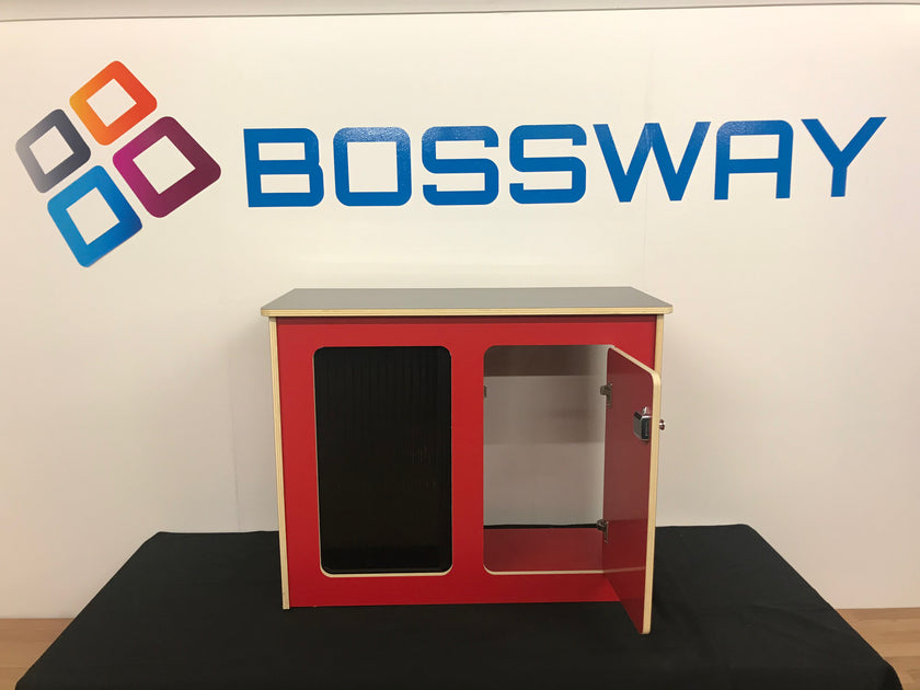 1 Door & 1 Tambour Pod with Single Shelf – Bossway Conversions