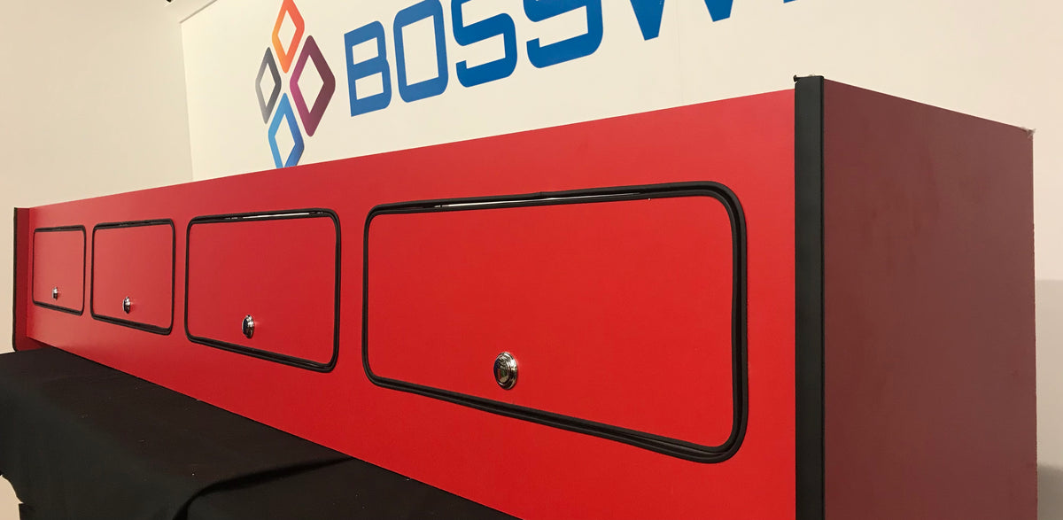 4 Door Wall Storage Unit – Bossway Conversions